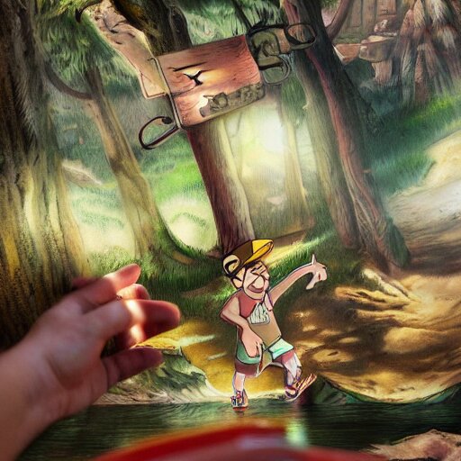 Lexica - Gravity falls, realistic, photoreal, highly detailed.