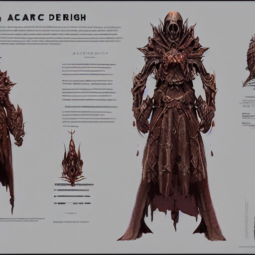 Lexica - Arch lich design, dnd character sheet, Moebius, Greg Rutkowski, Zabrocki, Karlkka ...