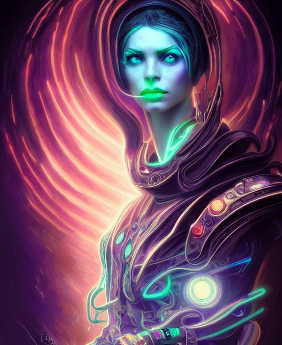 Lexica - Whirlwind of souls rushing inside the metaverse, half body ...