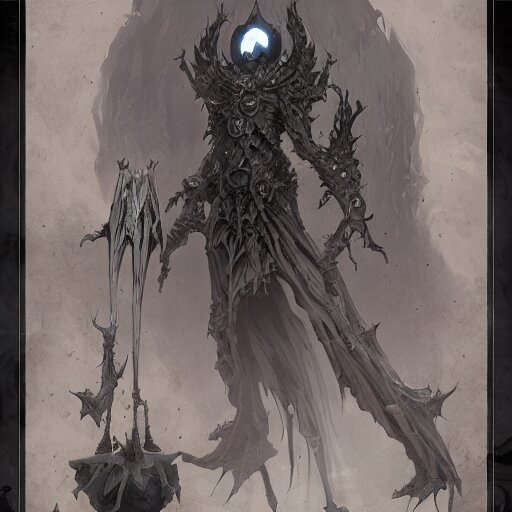 Lexica - Vecna the arch lich design, character sheet, Moebius, Greg ...