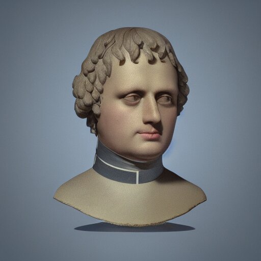 Lexica - The head of napoleon with the eyes staring at the camera, 3 d ...