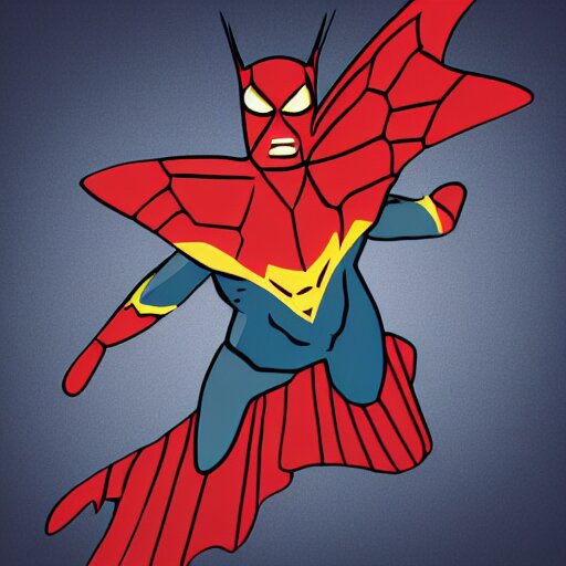 Lexica - Moth man superhero hd photo