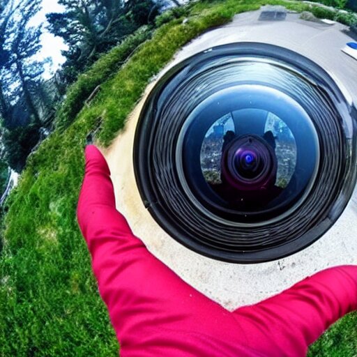 Lexica - Someone really really close to 3 6 0 ° camera