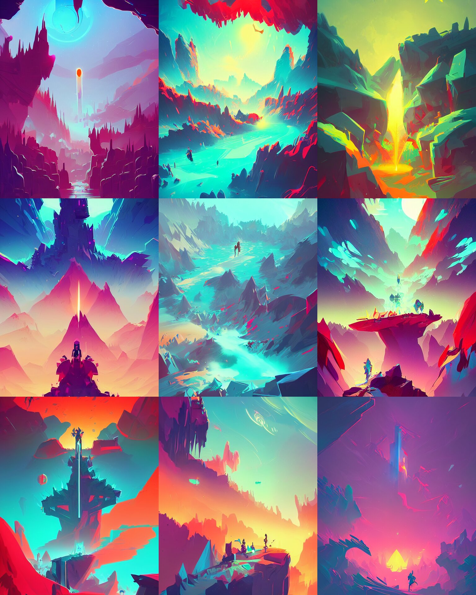 Lexica - An epic digital art of a the entry to a new world, Artwork by ...