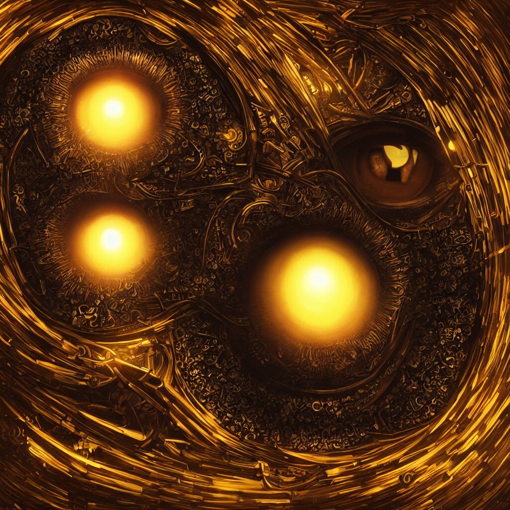 Lexica - Hypnotizing iris of a cybernetic human eye, ornate, dynamic ...