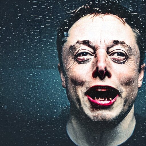 Lexica - Dark photo of dark blue rainy bedroom window at night, dimly ...