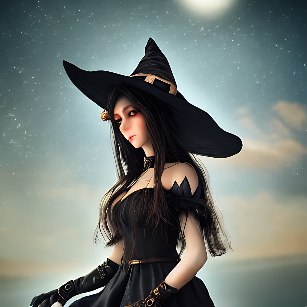 Lexica - Beautiful witch girl, beautiful and detailed face, photography ...