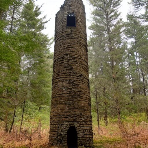Lexica - Abandoned wizard tower standing alone in a clearing in the ...
