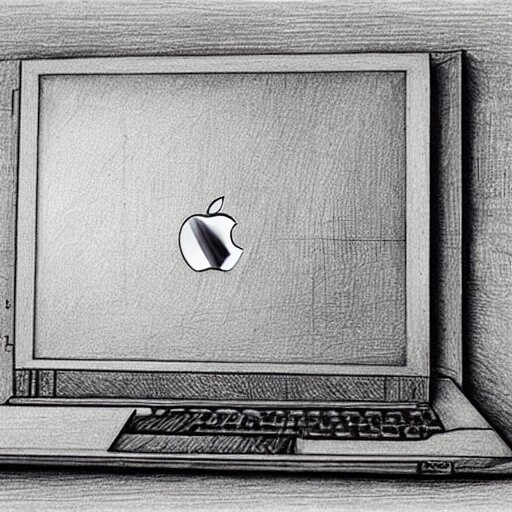Lexica - Drawing of macbook by leonardo da vinci, sketch, prototype ...