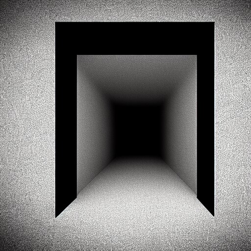 Lexica - Empty black void with no negative space