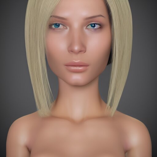 Lexica - Opaque skin, blonde, translucent sss, daz occlusion