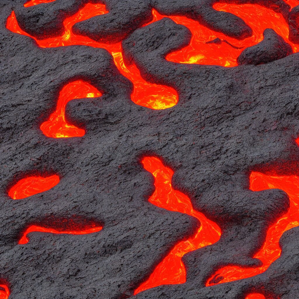 Lexica - Flowing lava texture, 8k
