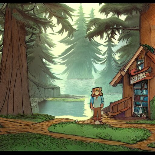 Lexica - Gravity falls, realistic, photoreal, highly detailed.