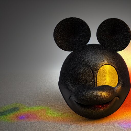 Lexica - Counterfeit mickey mouse head, fractal, broken, psychedelic ...