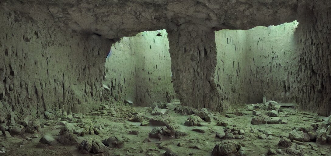 Lexica - Decrepit underground cave. eerie, somber tone. by zdzisław ...