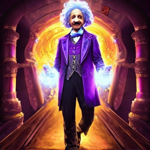 Lexica - Portrait of albert einstein as willy wonka, league of legends ...