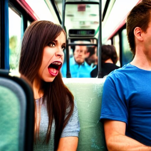 Lexica - Two jerks yelling at each other on the bus bothering everyone ...