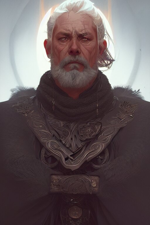 Lexica – A portrait of odin, fantasy, sharp focus, intricate, elegant ...