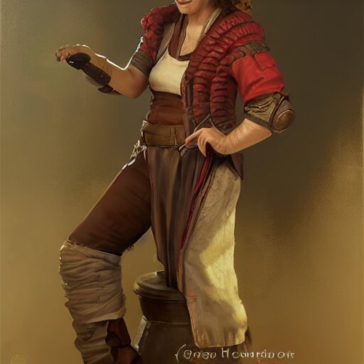 Lexica - A medieval bartender from trinidad, female, crimson french ...