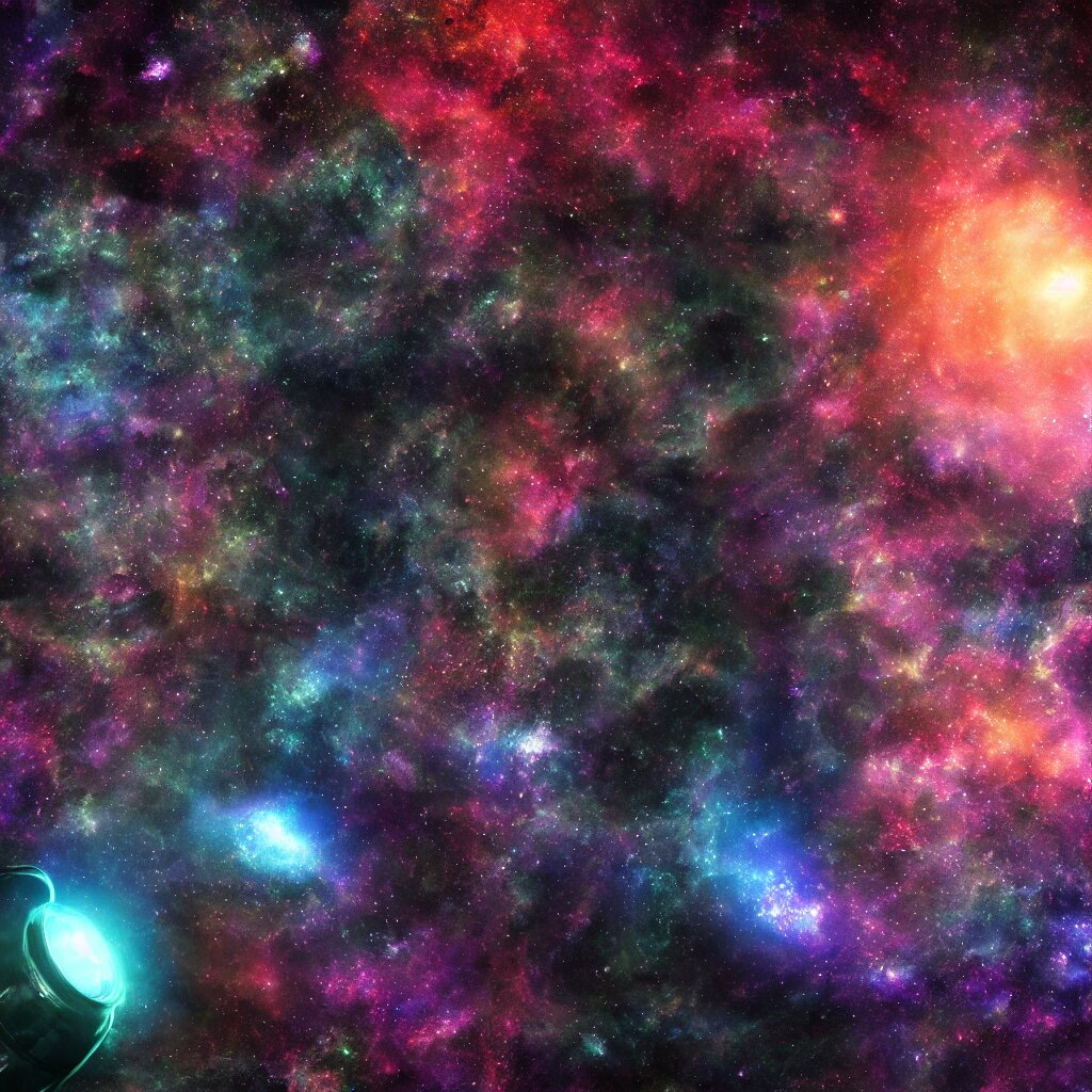 Lexica - A galaxy inside a bottle made of stars, space, nebulas stars ...