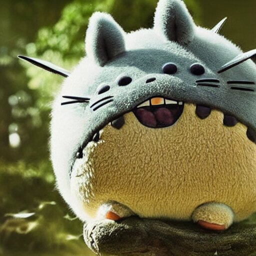 Lexica - Real life totoro, cute!!!, happy!!!, chunky!!!, content ...