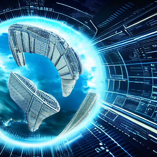 Lexica - A photo of an futuristic empire with logo called iver ...