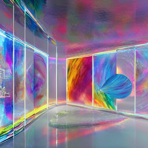 Lexica - Glass art, colorful glass art, caustics, beautiful lighting ...