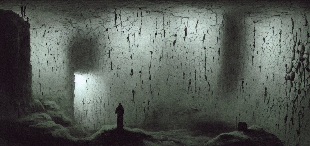 Lexica - Decrepit underground cave. eerie, somber tone. by zdzisław ...