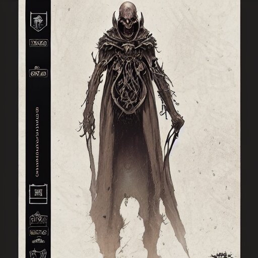 Lexica - Vecna the arch lich design, character sheet, Moebius, Greg ...
