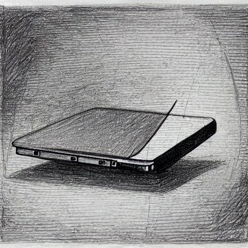 Lexica - Drawing of macbook by leonardo da vinci, sketch, prototype ...