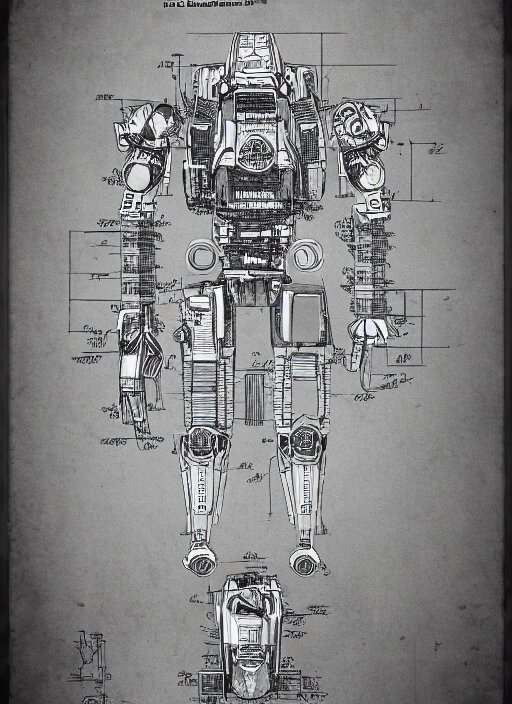 Lexica – Titanfall mech cross - section blueprints by thomas hubert. in ...