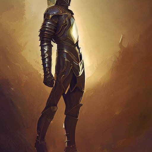 Lexica - A knight in amazing fantasy armor, sleek, lightweight but ...