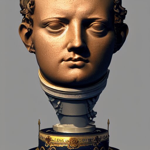 Lexica - The head of napoleon with the eyes staring at the camera, 3 d ...