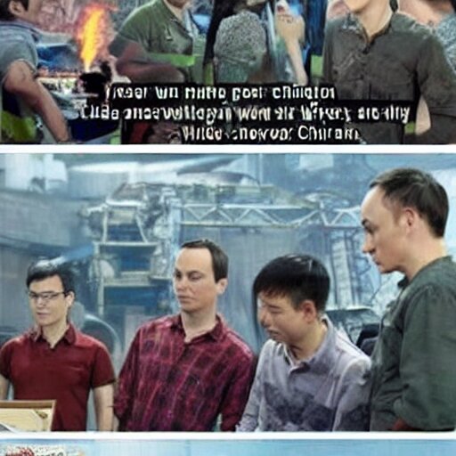 Lexica - Sheldon cooper meme gas leak explosion in china