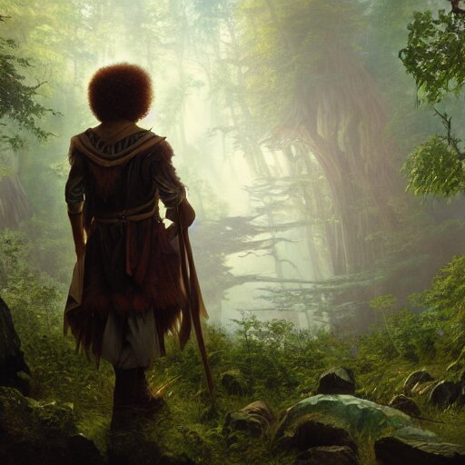Lexica – An ultra detailed matte painting of bob ross dressed as a ...