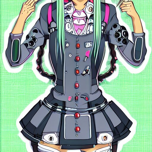 Lexica - Cyber school girl, anime by junji ito and hayao miyazaki ...