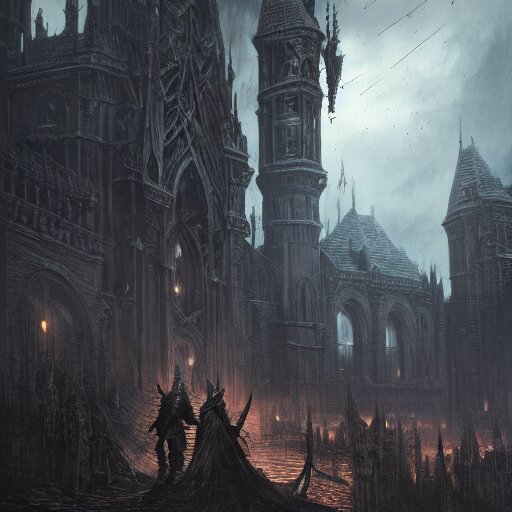 Lexica - A ultra detailed matte landscape paining of the hunter from ...