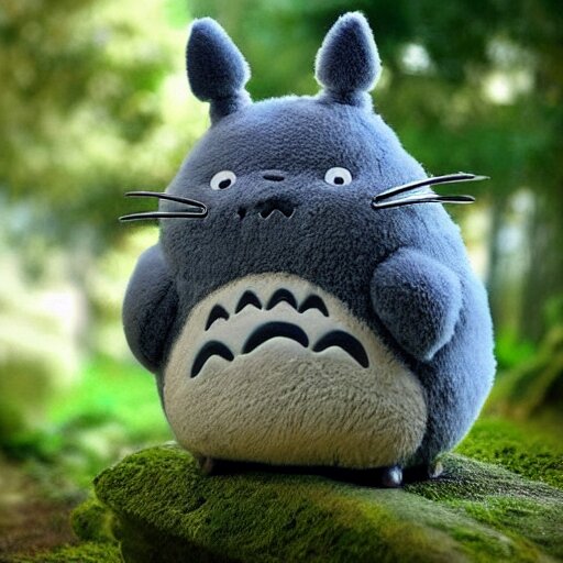 Lexica - Real life totoro, cute!!!, happy!!!, chunky!!!, content ...