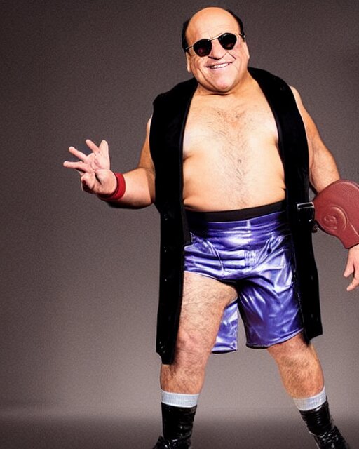 Lexica - Portrait of danny devito as a wwe professional wrestler ...