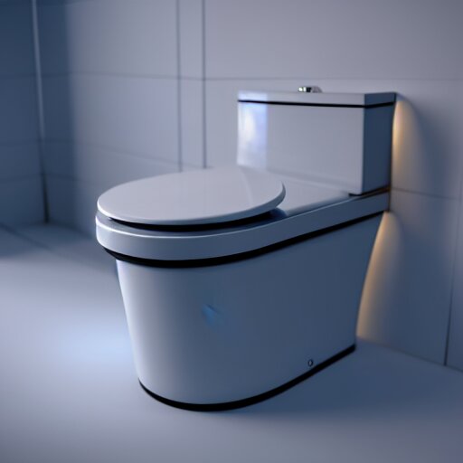 Lexica - : futuristic abstract toilet, cinematic lighting, hyper ...