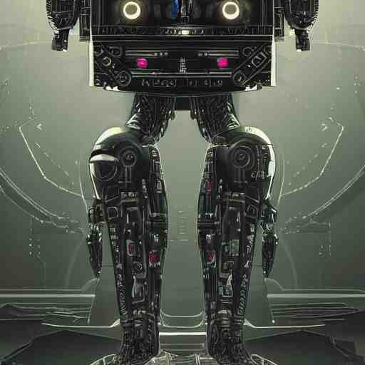 robot, 70s sci-fi, highly detailed, dark enlightenment, alchemy ...