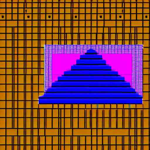 aztec pyramid at sunset, pixel art - Arthub.ai