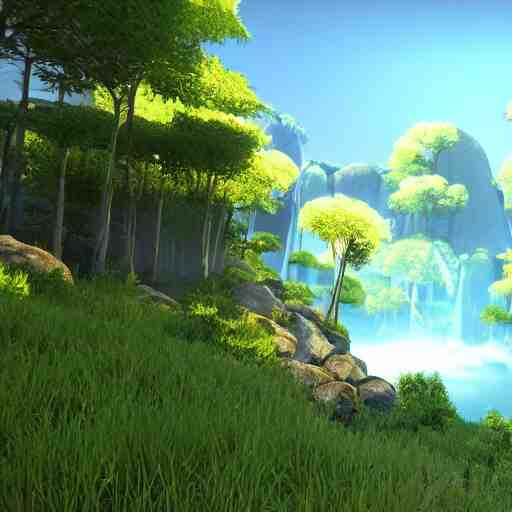 a beautiful landscape, nvidia raytracing demo - Arthub.ai