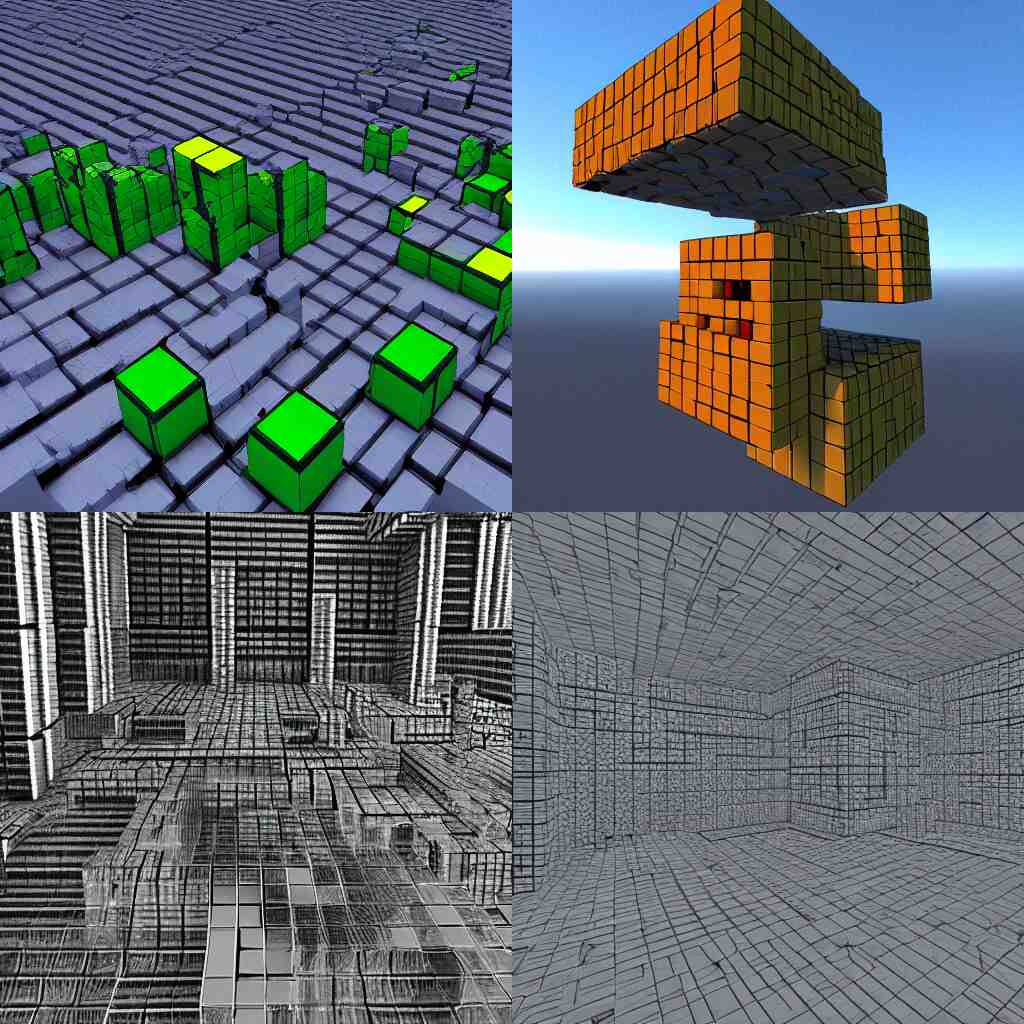 building a dimension with nothing but cubes and a rocky sun - Arthub.ai