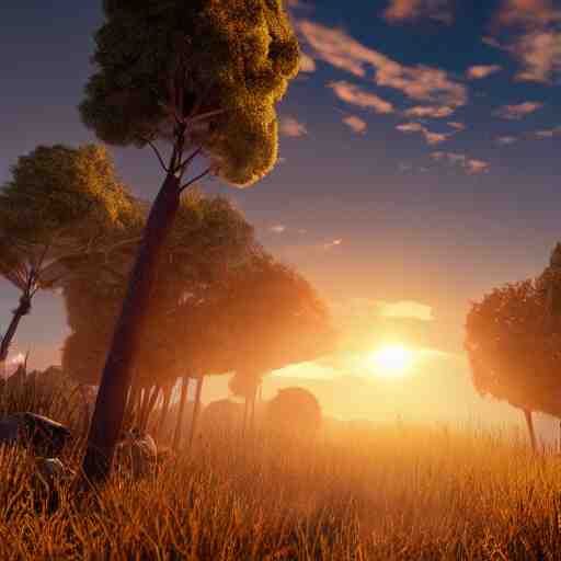 the setting sun, unreal engine 5 - Arthub.ai