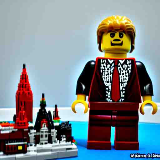 putin made from lego, - Arthub.ai