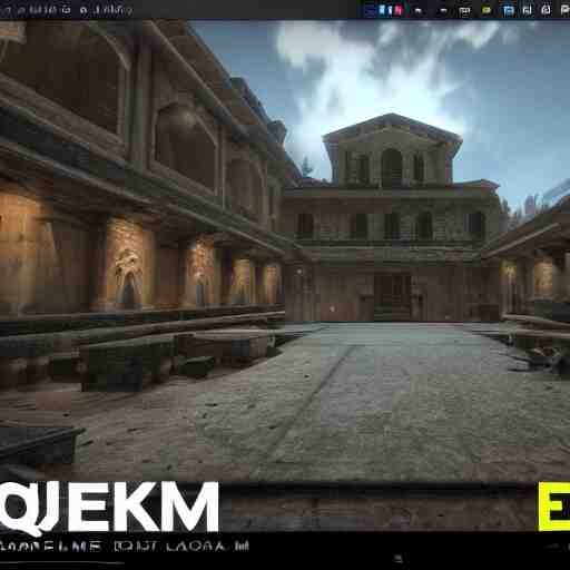 quake e 1 m 1 unreal engine 5, ingame screenshot, hyper detail ...