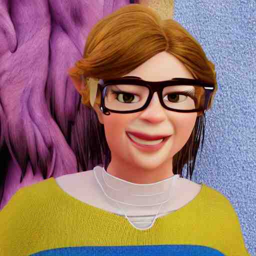 pixar character transgender woman with down syndrome - Arthub.ai