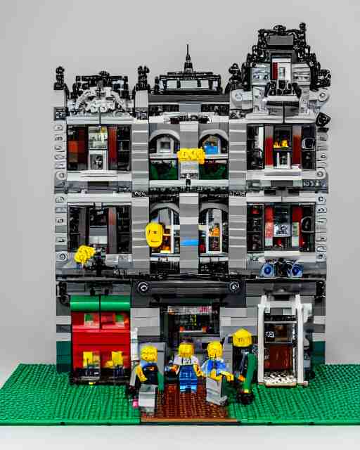 high quality photograph of an intricate detailed accurate lego s ...