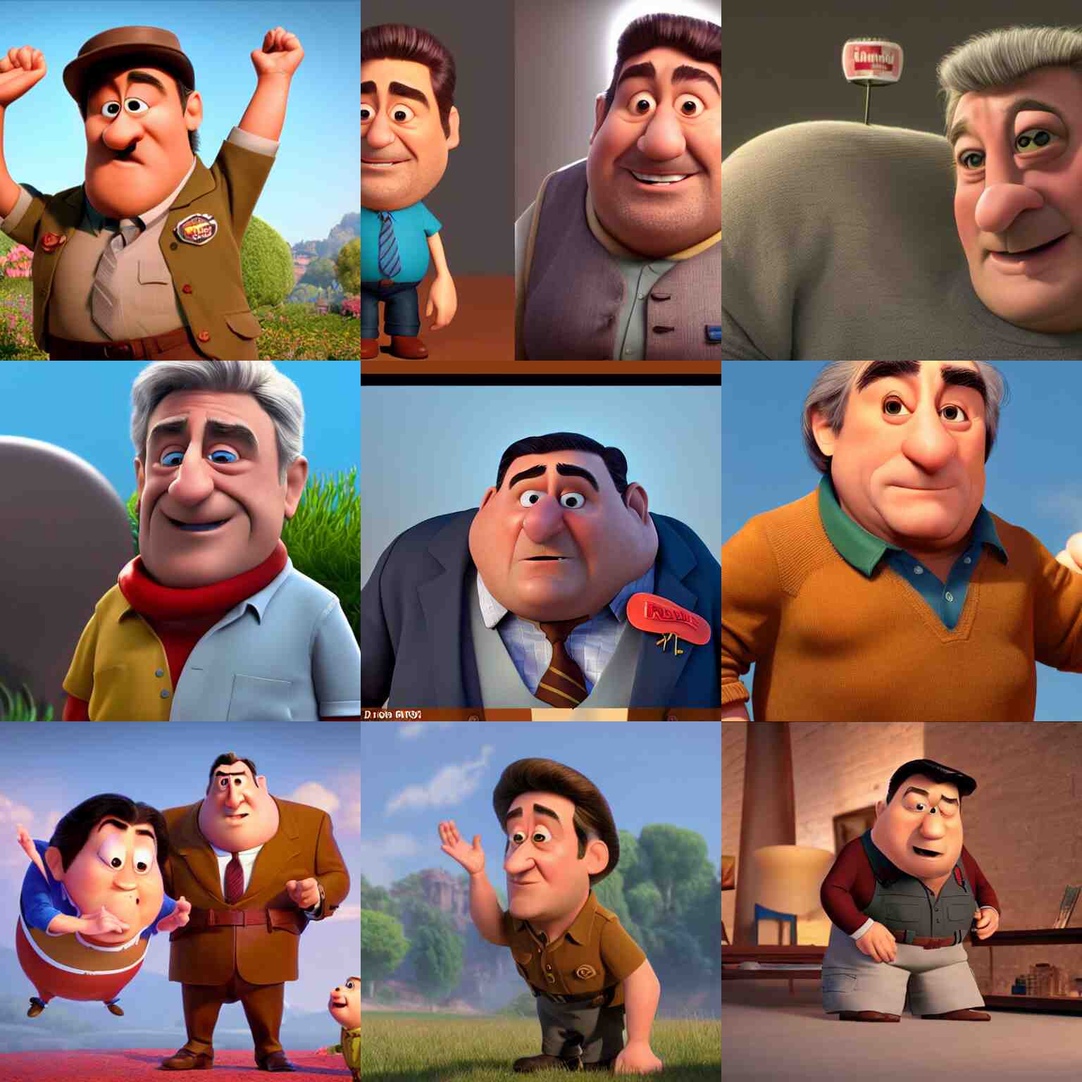 calm robert deniro at 4 0 years old as a pixar disney character ...